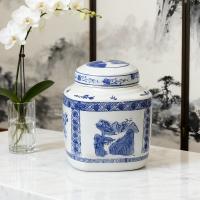 China Ceramic Pet Urns High-Fired Durable Ceramic Classic Style for sale
