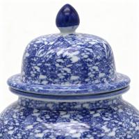 China Ceramic Jars Giftable Blue Speckle Urn Boutique Collection for sale