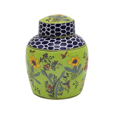 China Ceramic Jars Giftable Blue Speckle Urn Boutique Collection for sale