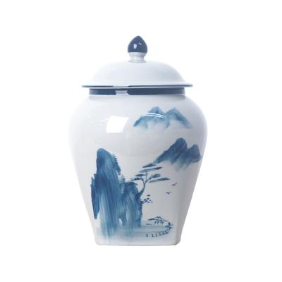 China Ceramic Jars Kitchen Canister for Sugar Spices Snacks for sale