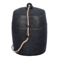 China Wholesale Matte Black Ceramic Cremation Urn for sale
