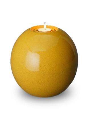 China Modern Ceramic Cremation Urn with Candle Holder for sale