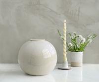 China Modern Round Ceramic Cremation Urn for sale