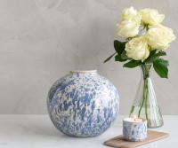 China Blue and White Ceramic Cremation Urn for sale