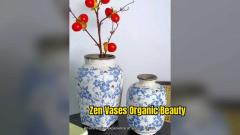 Retro-Style Chinese Blue and White Porcelain with Ice-Crack Glaze