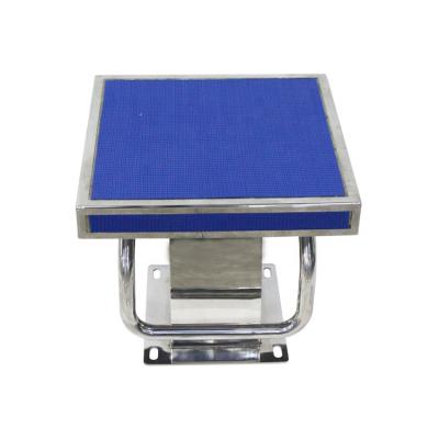 China Competition Swimming Pool Racing Board ABS Stainless Steel Standard 1 Level Pool Jumping Starting Blocks à venda
