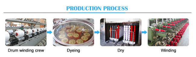 40S/2黒色家の織物のための100%のポリエステル縫う糸