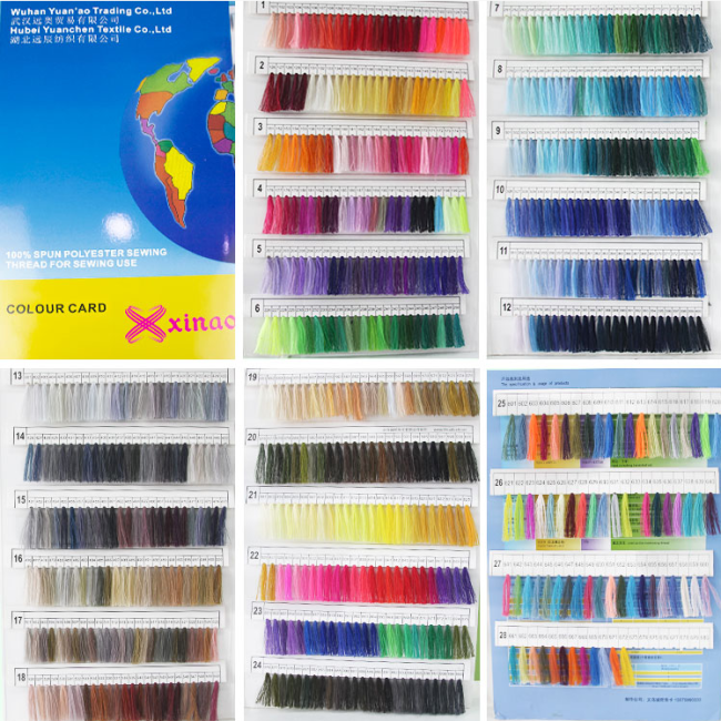 40s/3 3000mtsの縫う糸の黒色