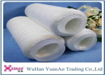 China Hilados de polyester del poliéster hecha girar de costura del hilo/arriba de la tenacidad en cono del plástico o del papel en venta