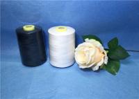 China 402 High Strength Raw White Polyester Sewing Thread For Weaving for sale