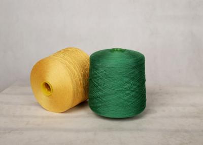 China High Quality And Tenacity Ring Spun Polyester Yarn 42S/2 With Black And Bleached White for sale