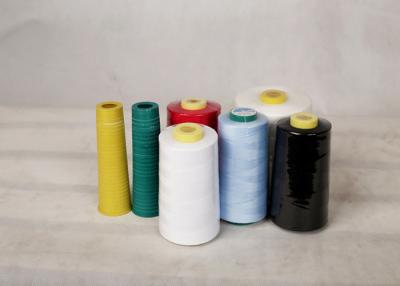 China 402 503 603 Plastic Tube Ring Spun Polyester Yarn Spun Polyester Twisted Yarn for sale