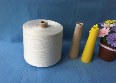 China Da máquina de costura da linha fio 100% de poliéster branco natural sem nós para calças de brim/sapatas à venda