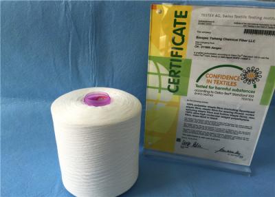 Cina filato di poliestere bianco crudo filato 20-60s del filato 100 sulla metropolitana di plastica in vendita