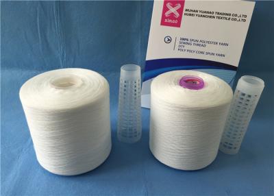Cina filato di poliestere bianco crudo filato 20-60s del filato 100 sulla metropolitana di plastica in vendita