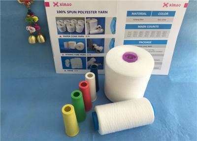 Cina Filato filato di cucito smussato bianco crudo dei semi/luminoso poliestere con la certificazione ISO9001 in vendita