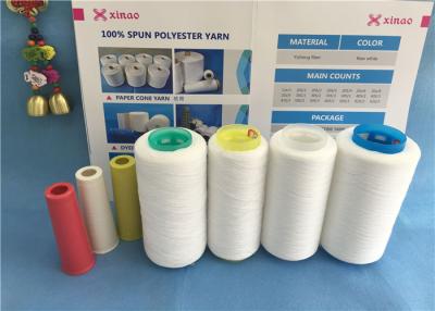 Cina Filato filato di cucito smussato bianco crudo dei semi/luminoso poliestere con la certificazione ISO9001 in vendita
