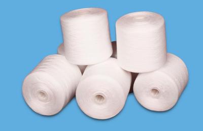 Cina 40 / filato 2 60/3 di poliestere filato 100% su bianco naturale di morte di plastica della metropolitana in vendita