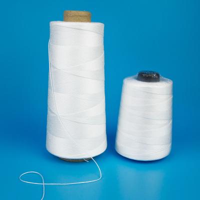 Cina Yarn il poliestere 100%, filato cucirino di chiusura tessuto pp di conteggio 20s/6 20s/9 della borsa del materiale per la macchina di Closing della borsa in vendita