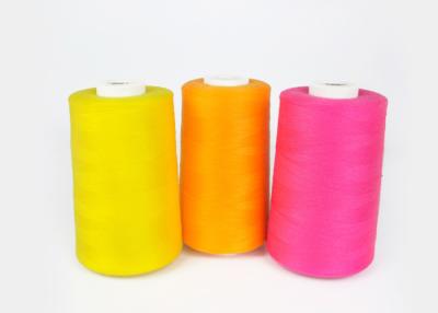Cina 5000 yarde di tenacia d'altezza del filo variopinto 40s/2 TEX27 della macchina per cucire, giallo arancione in vendita