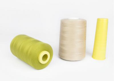 Cina 5000 yarde di tenacia d'altezza del filo variopinto 40s/2 TEX27 della macchina per cucire, giallo arancione in vendita