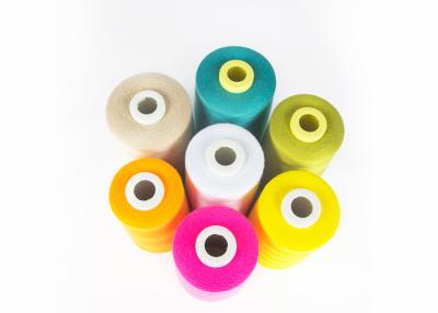 Cina 5000 yarde di tenacia d'altezza del filo variopinto 40s/2 TEX27 della macchina per cucire, giallo arancione in vendita
