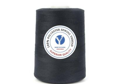 China O uso dos vestuários Textured a linha de costura girada 100% do poliéster do fio de poliéster à venda