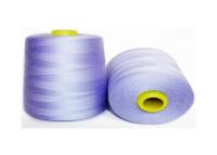 China Colorful TFO 40/2 Plastic Core Dyed Polyester Yarn / Thread For Sewing Machine 5000m for sale