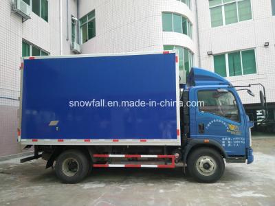 China Smooth FRP Refrigerated Truck Body / Truck Fridge Body With High Pressure Vacuum Tech for sale