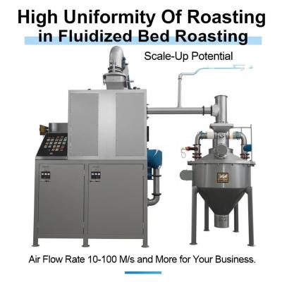 China 10-100M/S Air Flow Fluidized Bed Roaster For Solid Particle Fluidization for sale