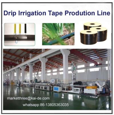 China 180-200m/min Flat emitter drip tape Production Line supplier from China for sale