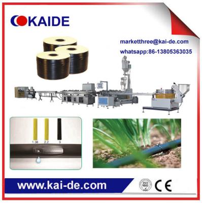 China Irrigation laterals with flat drippers production machine supplier in China for sale