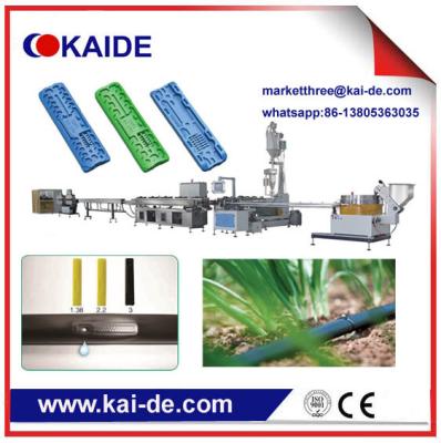 China Irrigation laterals with flat drippers extruder machine supplier in China for sale