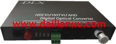 China single 1080p HD-CVI video+1ch RS485 AHD PTZ camera fiber optic transmitter and receiver for sale