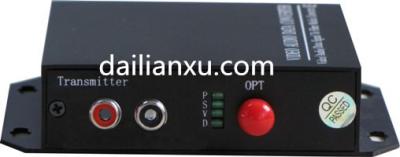 China Analog Audio Data Fiber Optical Transmitter and Receiver Audio to fiber converter fiber optical audio converter for sale