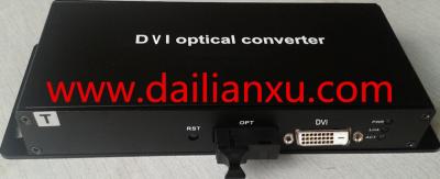 China DVI Video/Audio/Data Fiber Optical Transmitter and Receiver DVI video to fiber converter fiber optical DVI converter for sale