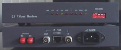 China DLX-E1F  E1 Fiber Optical Modem FE1 to fiber converter FE1 fiber optical modem E1 fiber transmitter and receiver for sale