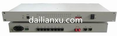 China 8channel 120ohm E1 PDH Optical Multiplexer with one RJ11 phone 120ohm RJ45 8E1 Fiber Optical Transmitter and Receiver for sale