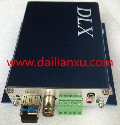China 3G-SDI Fiber Optic Extender Broadcast grade 1080P Full HD-SDI with RS232 and audio fiber optic transmitter and receiver for sale