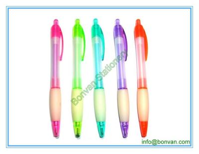 China personalized rubber plastic pen,gift use transparent pen for sale