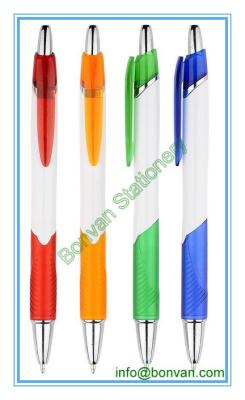 China promotional click pen,retractable slogan pen for sale