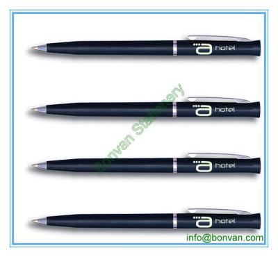 China logo branded hotel plastic pen, advertising gift hotel pen for sale