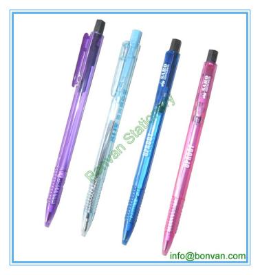 China simple side click promotional advertising use ball pen for sale