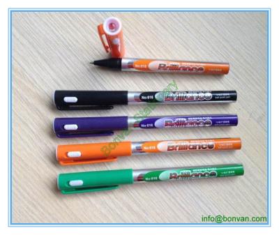 China ball pen with light on the top,led light pen for promotion gift for sale