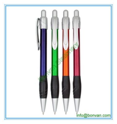 China gripped executive plastic pen,matt color plastic gift printed ball pen for sale