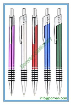 China ballpoint gift pen with six rings,retractable gift logo pens for sale