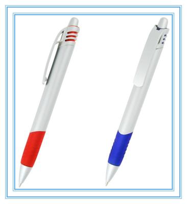 China logo engraved promotional pen, logo added plastic ballpen for sale
