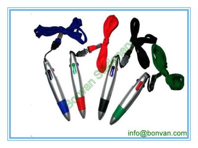 China neck promotional pen, gift neck pen with lanyard for sale