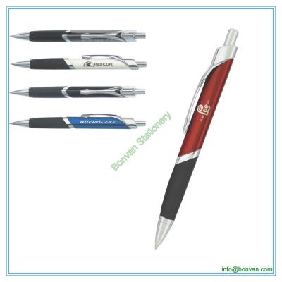 China plastic deluxe pen,deluxe plastic ball pen for logo promotion for sale