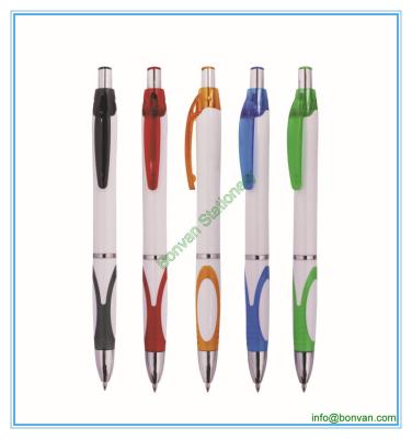 China logo brand plastic ballpoint pen, brand gift pen for advertising for sale